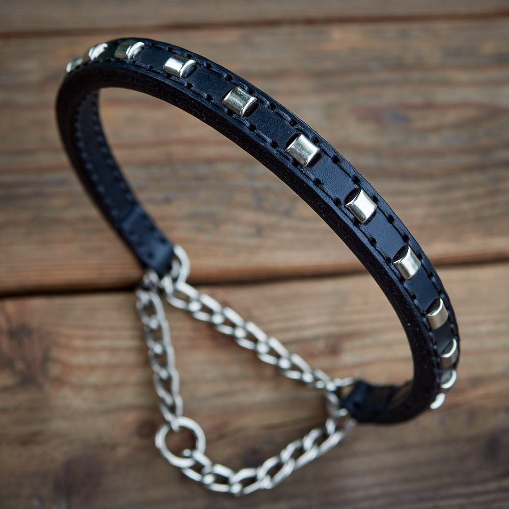 Dapper – Half Check Collar for Staffordshire Bull Terrier | Slade Czech